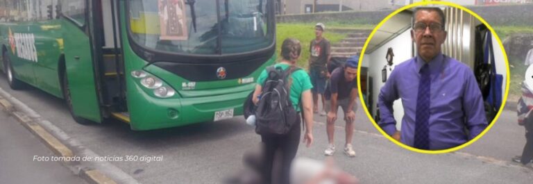 Tragedia en las vías: Adulto mayor fallece al ser atropellado por el Megabús - Telecafé